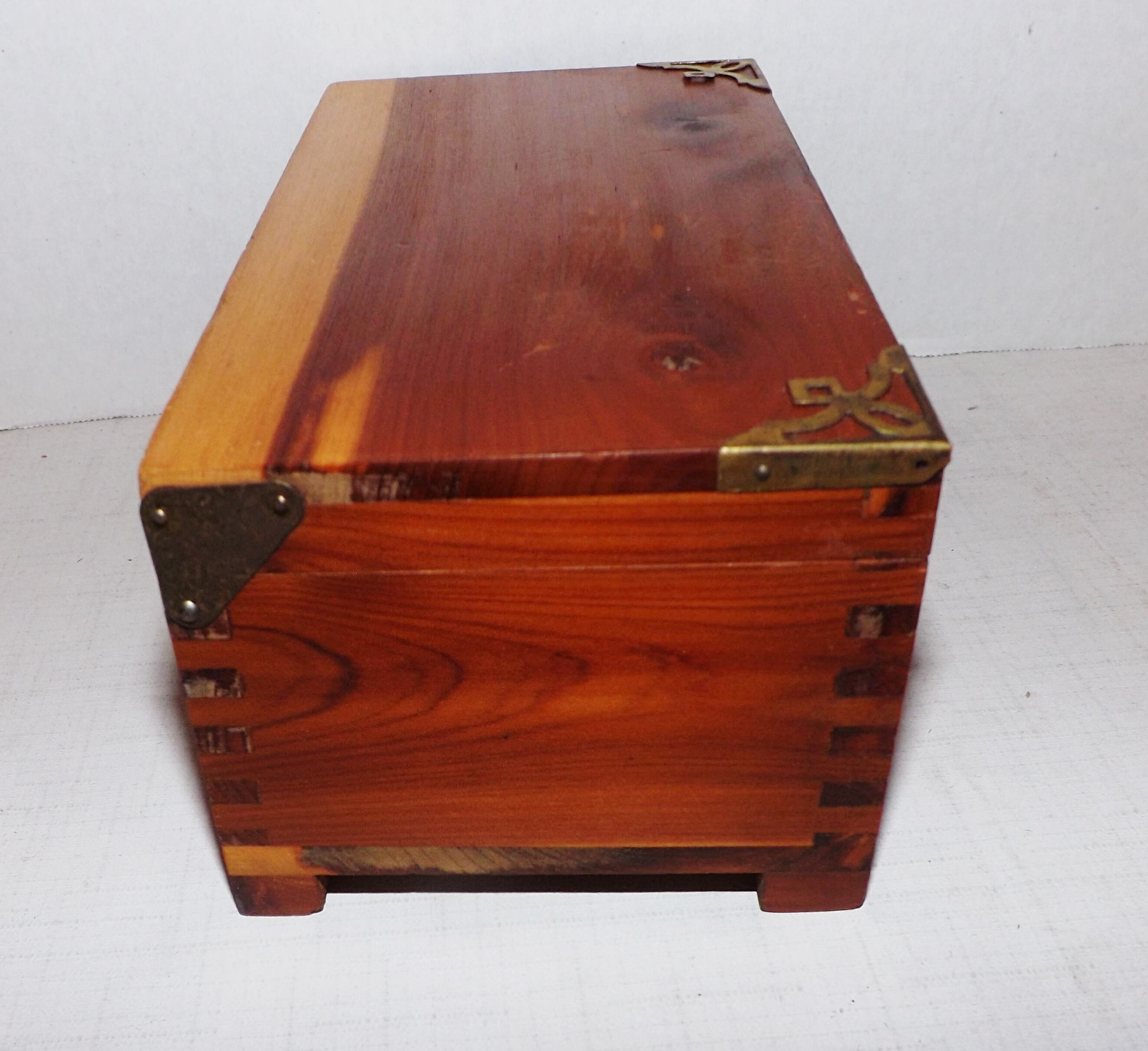 Vintage Small Cedar Chest Wood Box for Jewelry Trinkets Keepsakes ...