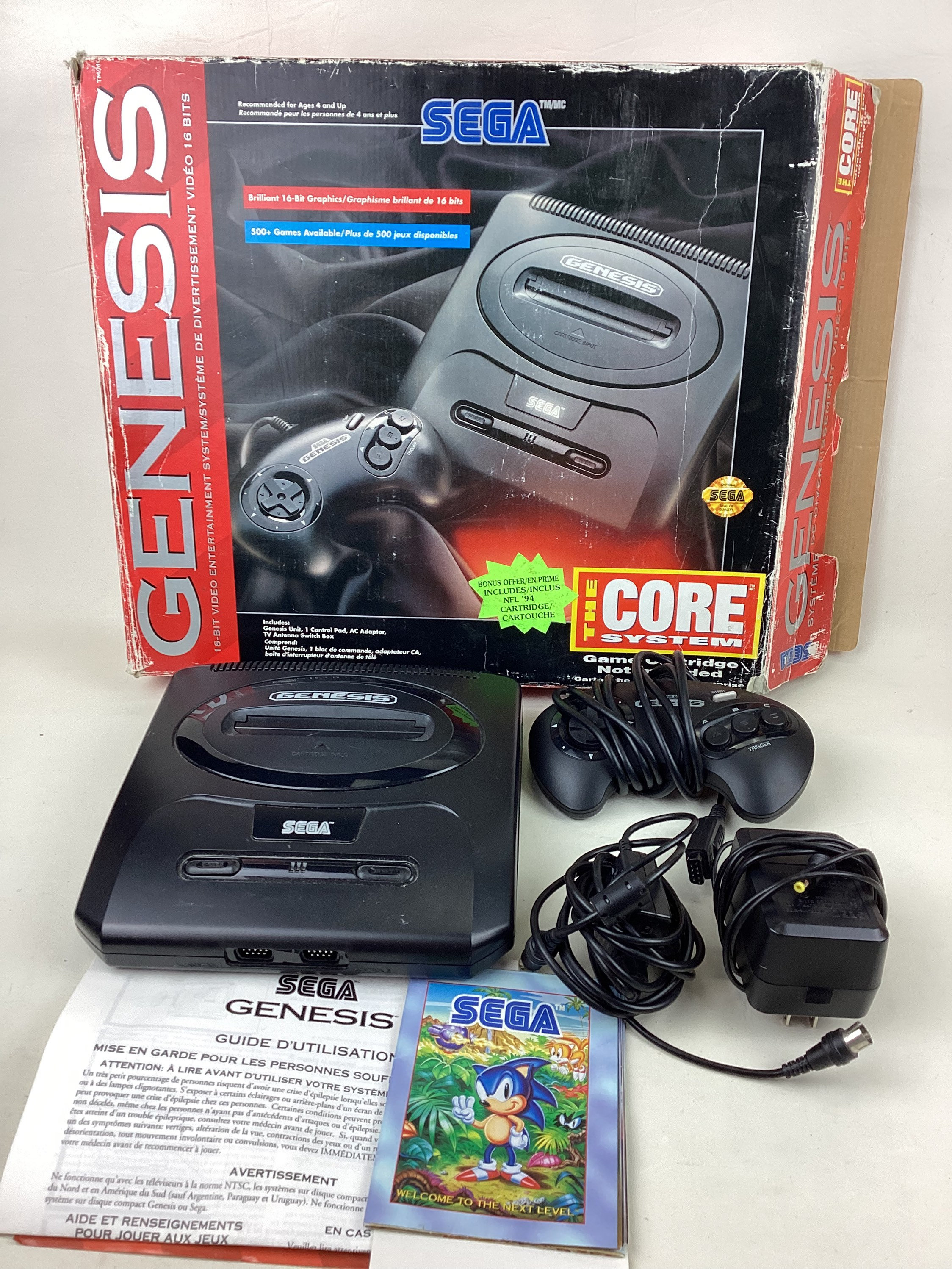 Sega Genesis Console Box Art