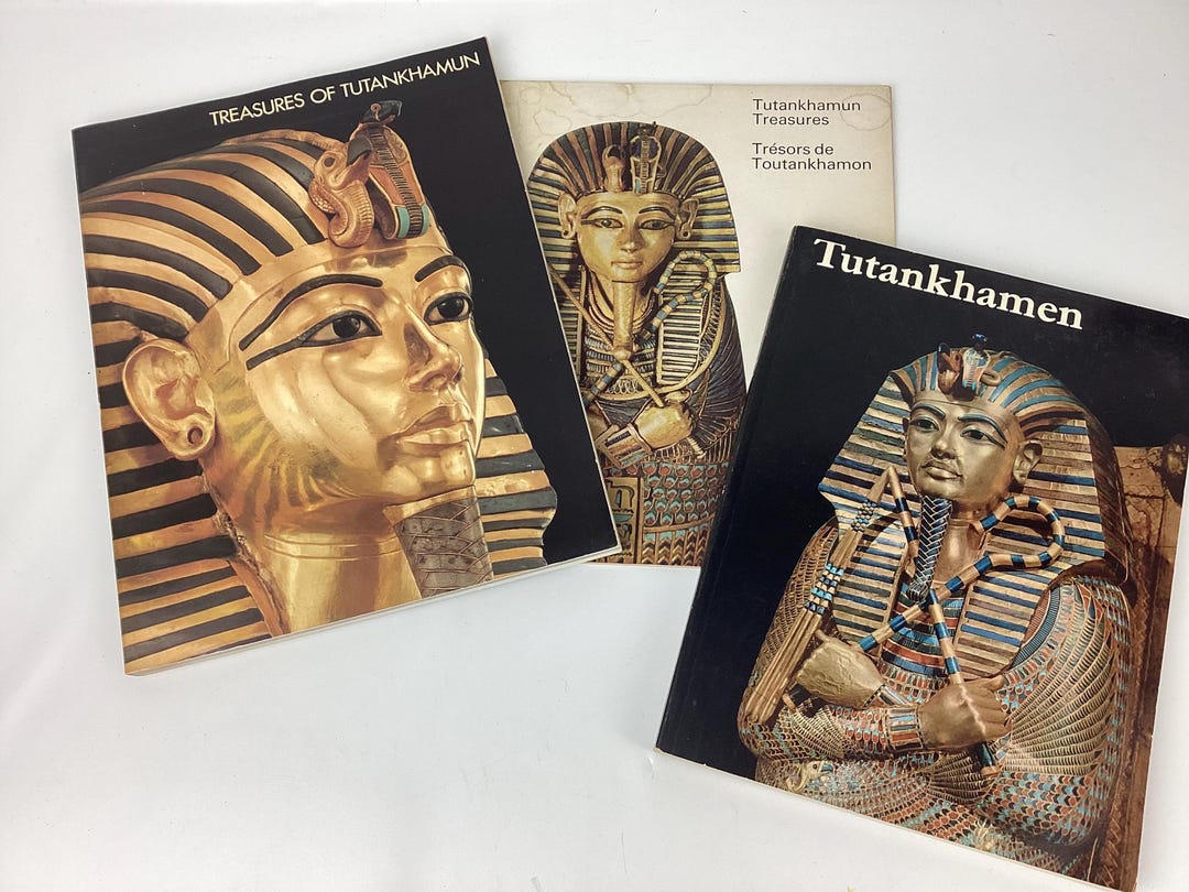 Lot of 3- 1970s Tutankhamun Books, Egyptian Studies - Etsy