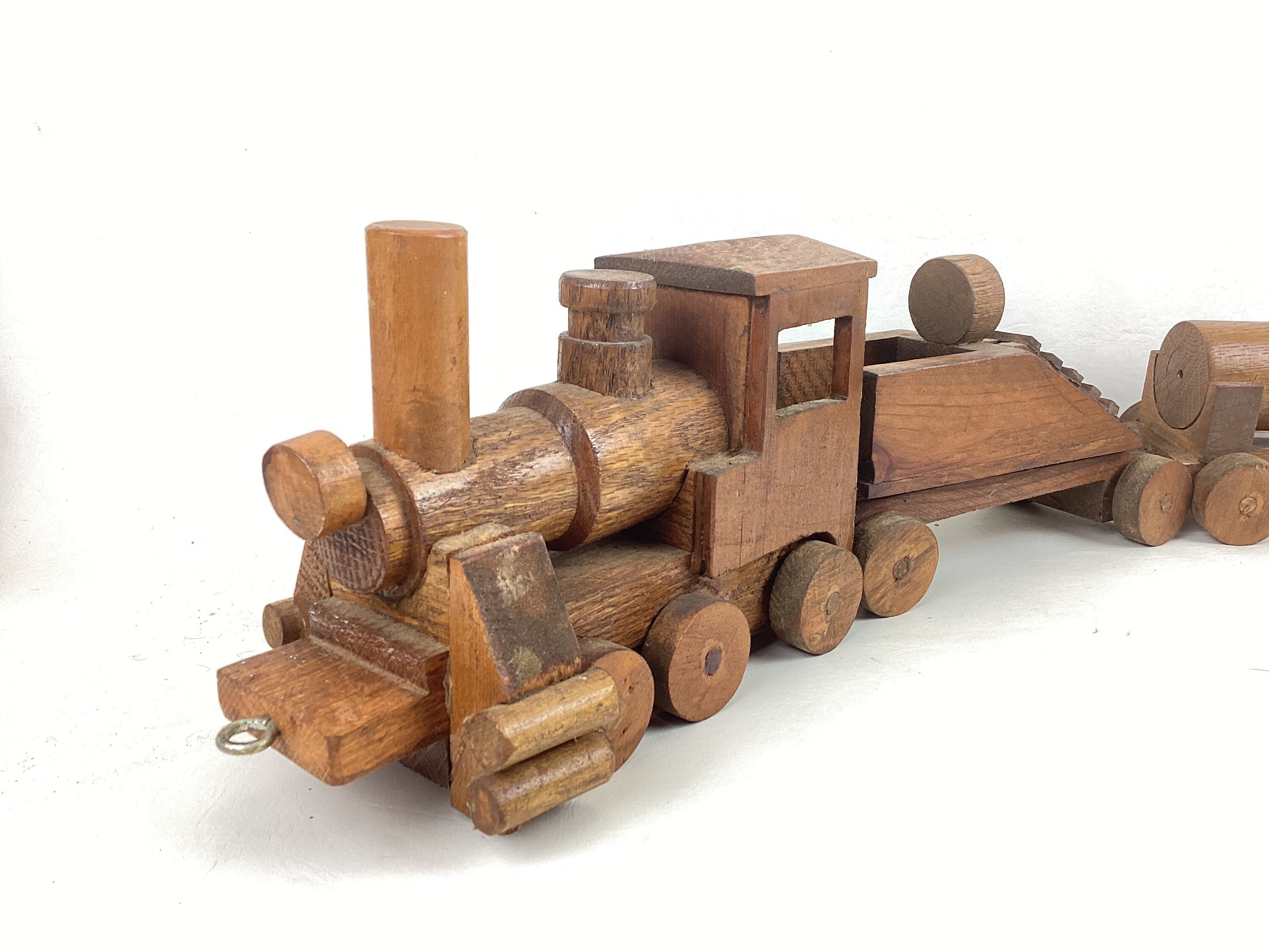 Handmade Wood Train Set Vintage Wooden Train - Etsy