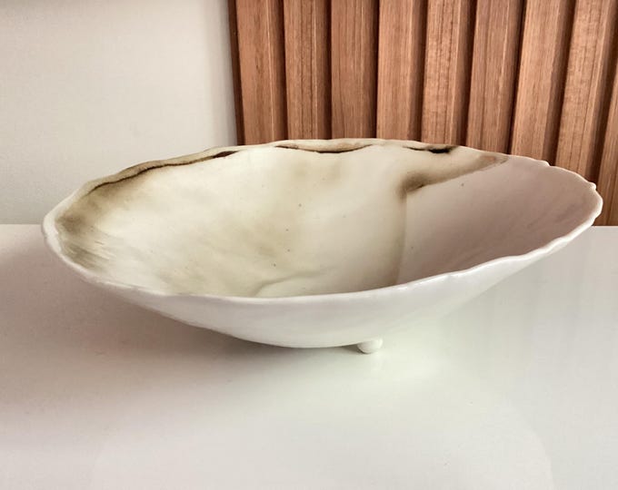 Footed Ceramic Glazed Studio Pottery Bowl - Etsy