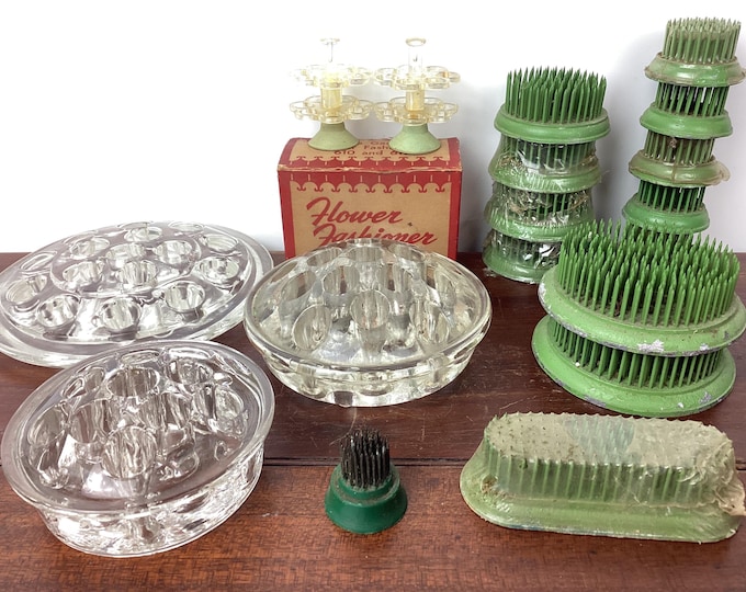 Your Choice of Vintage Flower Frogs, Flower Arrangements - Etsy