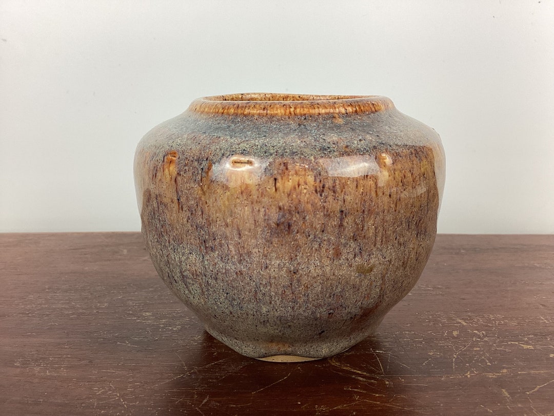 Small Vintage Studio Pottery Vase - Etsy