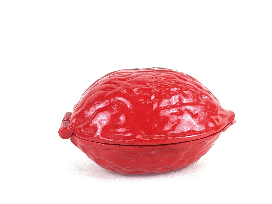 Vintage Cast Iron Nut Cracker, Red Nut Cracker Party Barware - Etsy