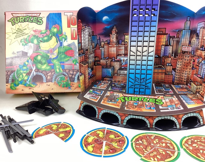 TMNT Teenage Mutant Ninja Turtles Tower of Doom Game 1990 (missing ...