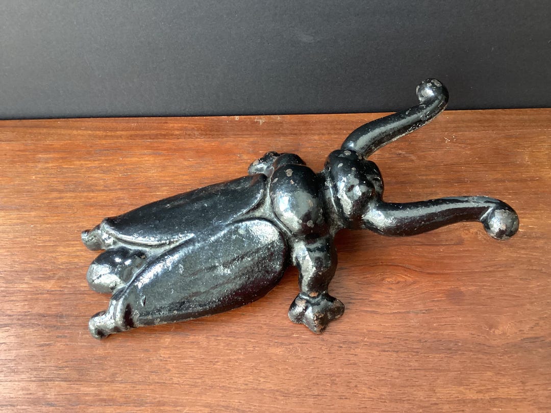Vintage Cast Iron Beetle Boot Jack - Etsy