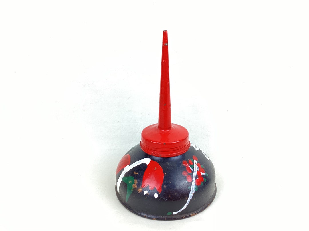 Antique Sewing Machine Oil Can Small Folk Art Oiler - Etsy