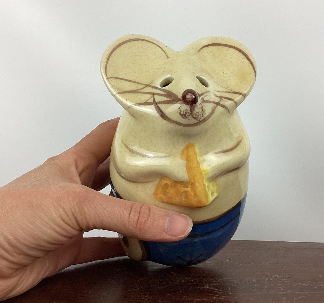 Ceramic Mouse Cheese Shaker, Vintage - Etsy