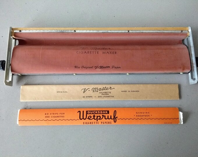 Vintage V Master Cigarette Maker, Vintage Cigarette Roller, Cigarette ...