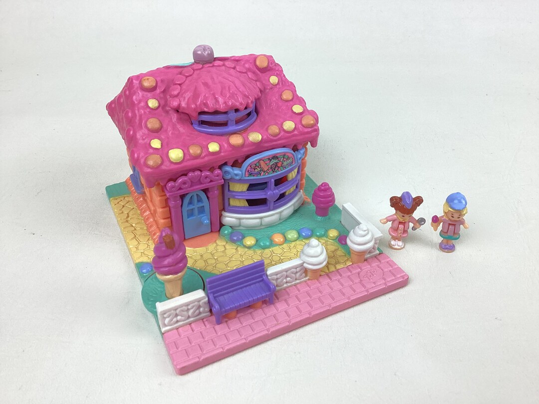 Vintage 1995 Polly Pocket Ice Cream Parlour Pollyville - Etsy