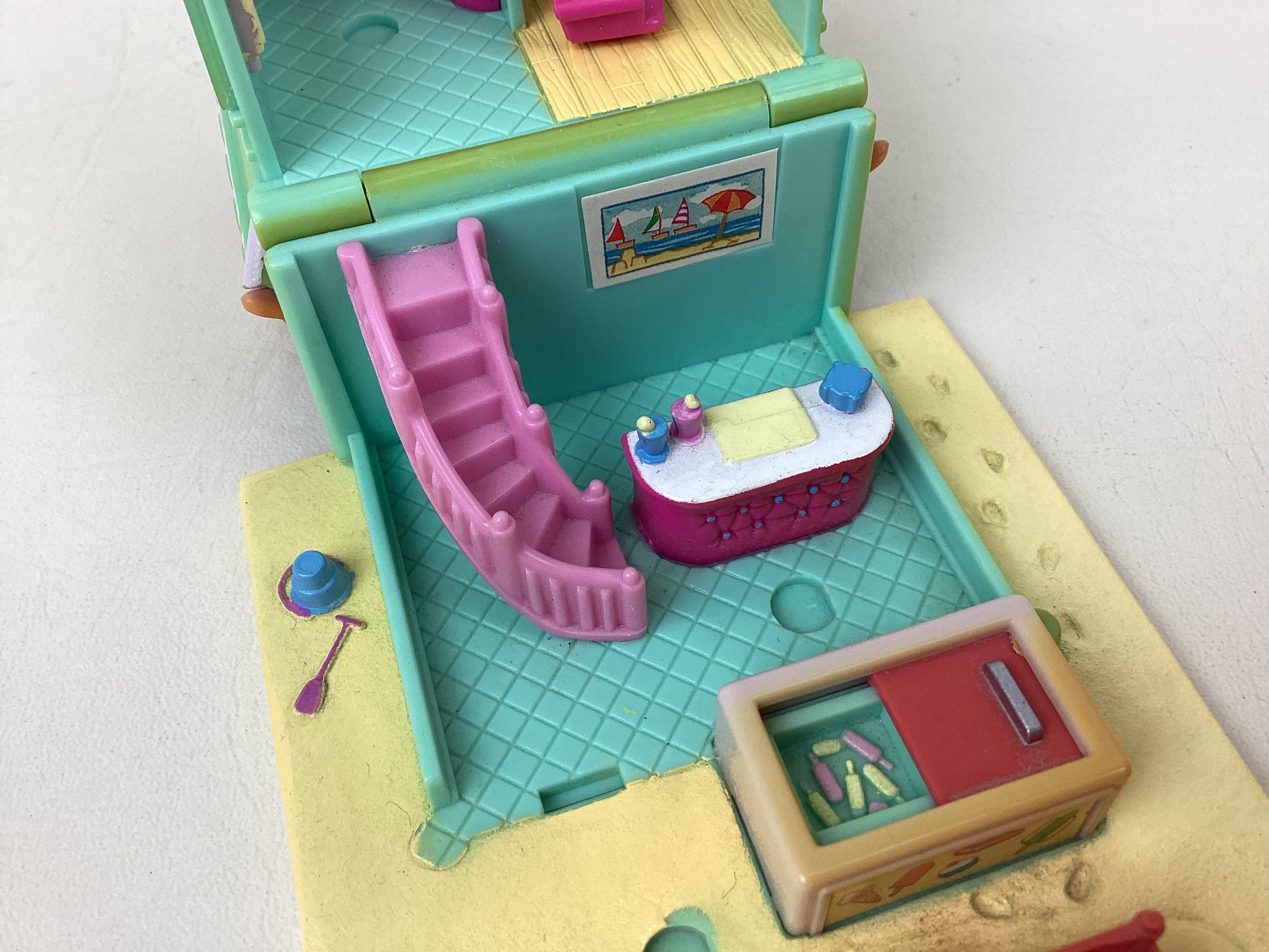 Vintage 1993 Polly Pocket Beach Cafe Pollyville Collection - Etsy