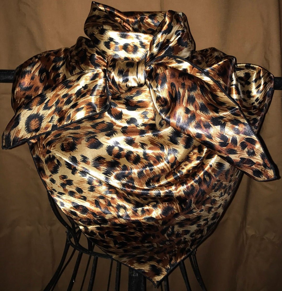 Leopard Print Wild Rag - Etsy