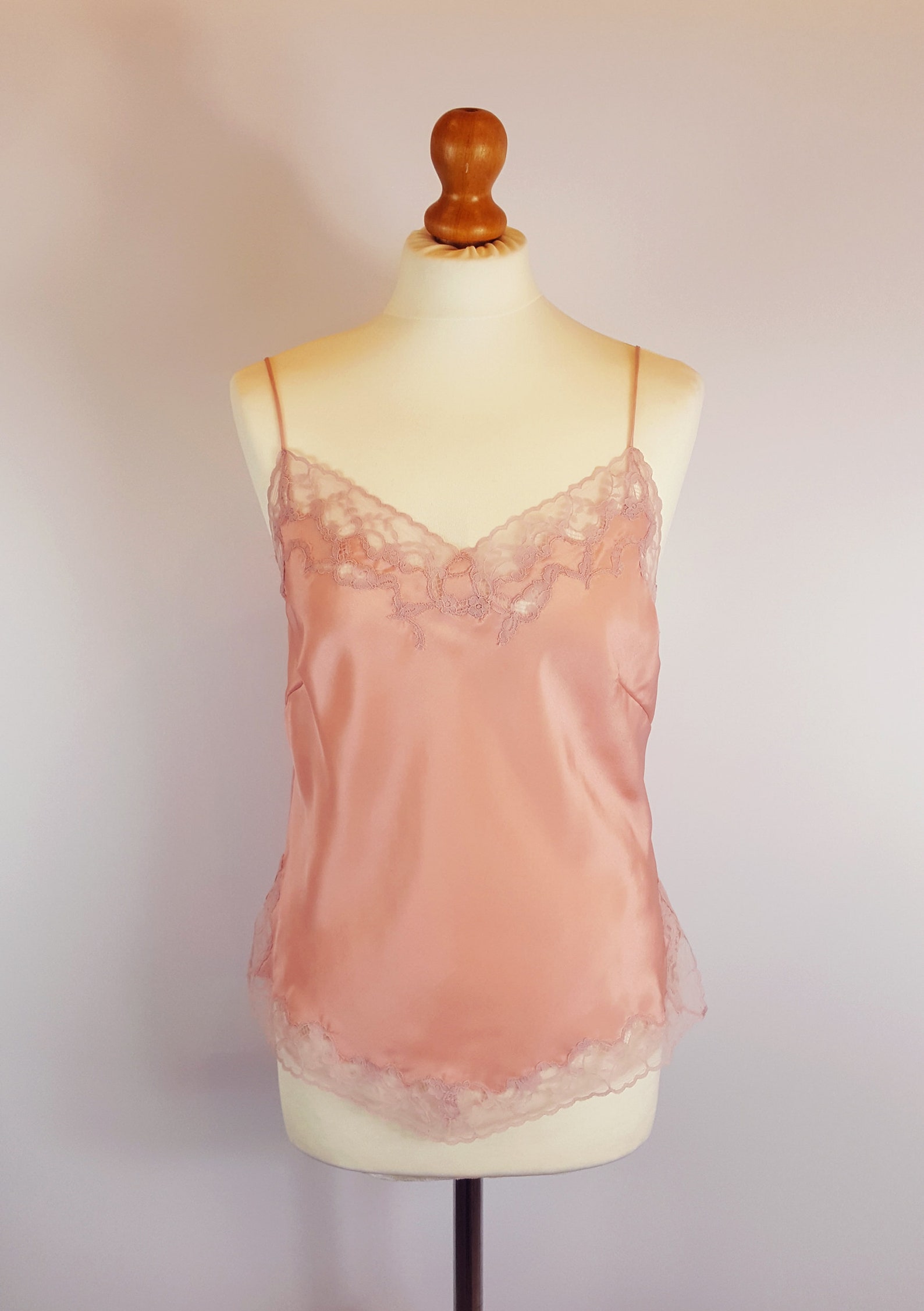Blush Pink Camisole, Silk Camisole, Crepe De Chine Camisole, Silk Vest ...