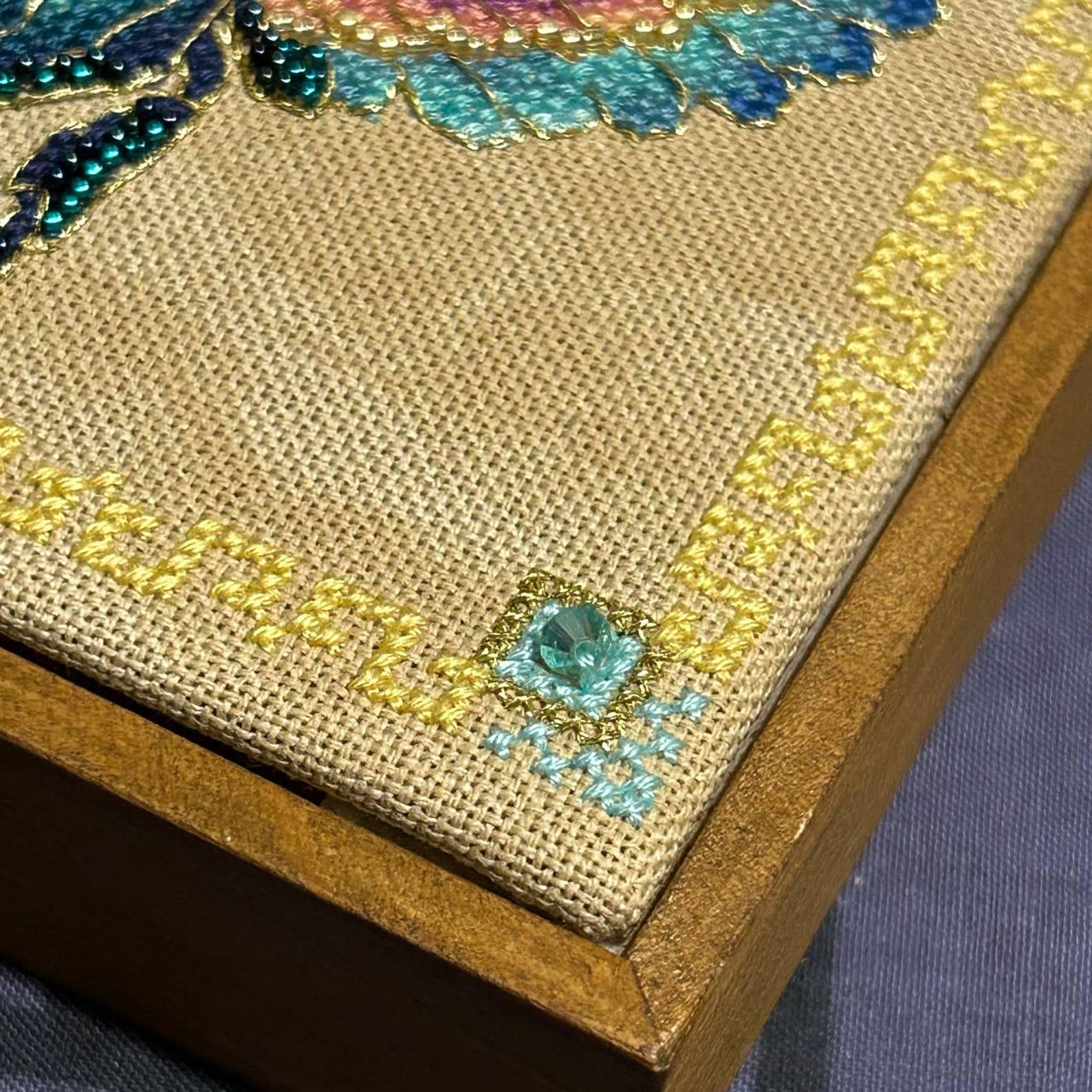 Beautiful Scarab Cross Stitch Pattern With Beads - Instant Download ...