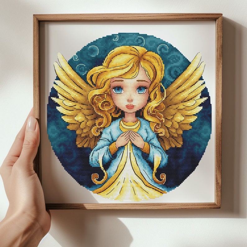 Heavenly Angel of Hope Cross Stitch Pattern - Beginners Welcome ...