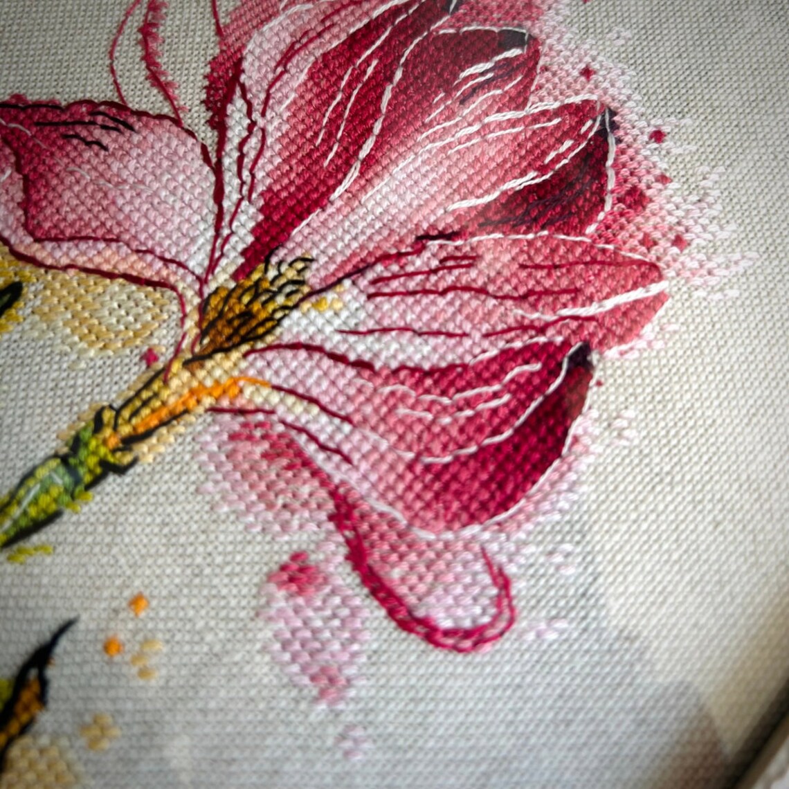 Watercolor Flower Cross Stitch Pattern, Digital PDF, Saga, Spring ...
