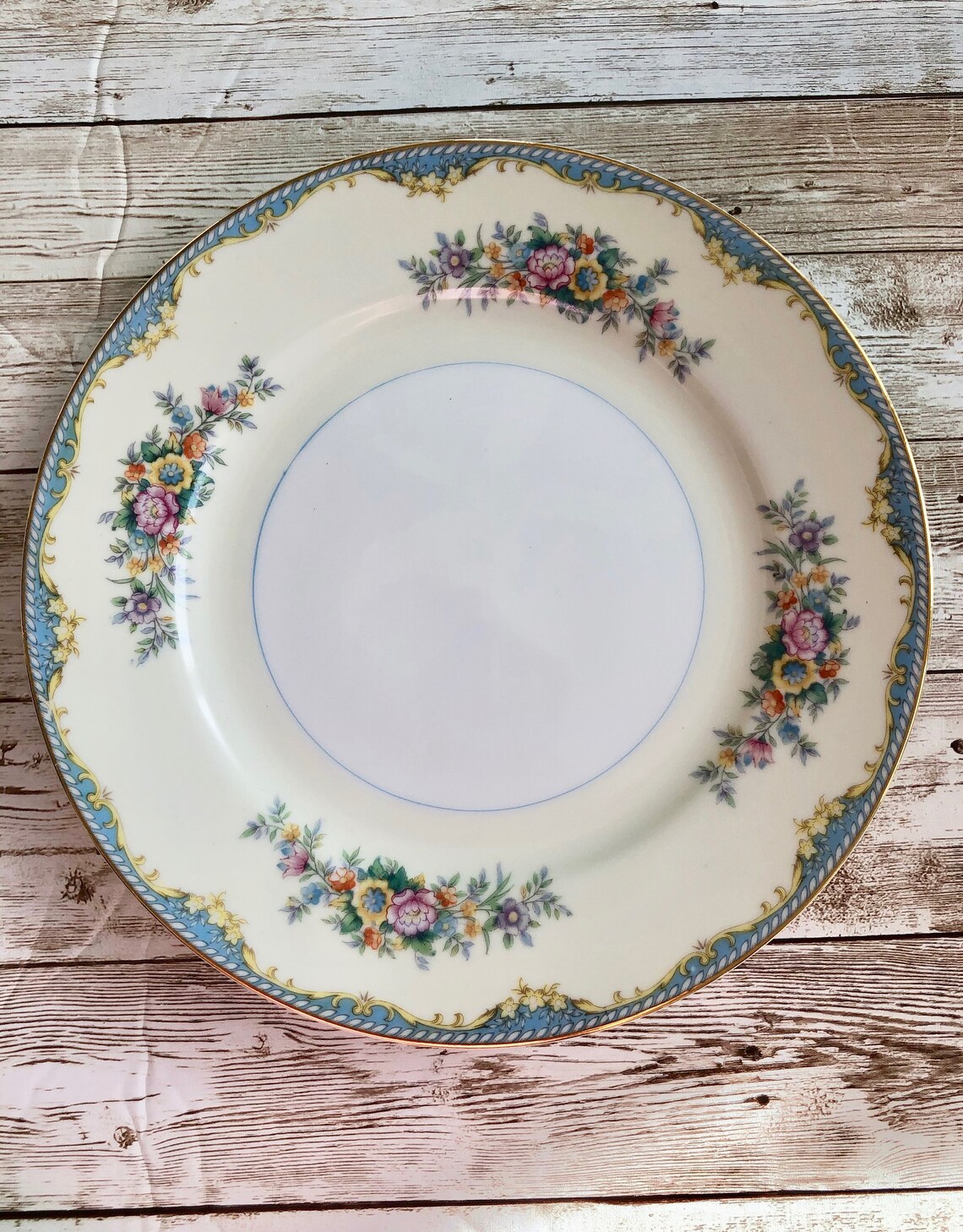 Mismatched China Salad Plates 2112 - Etsy