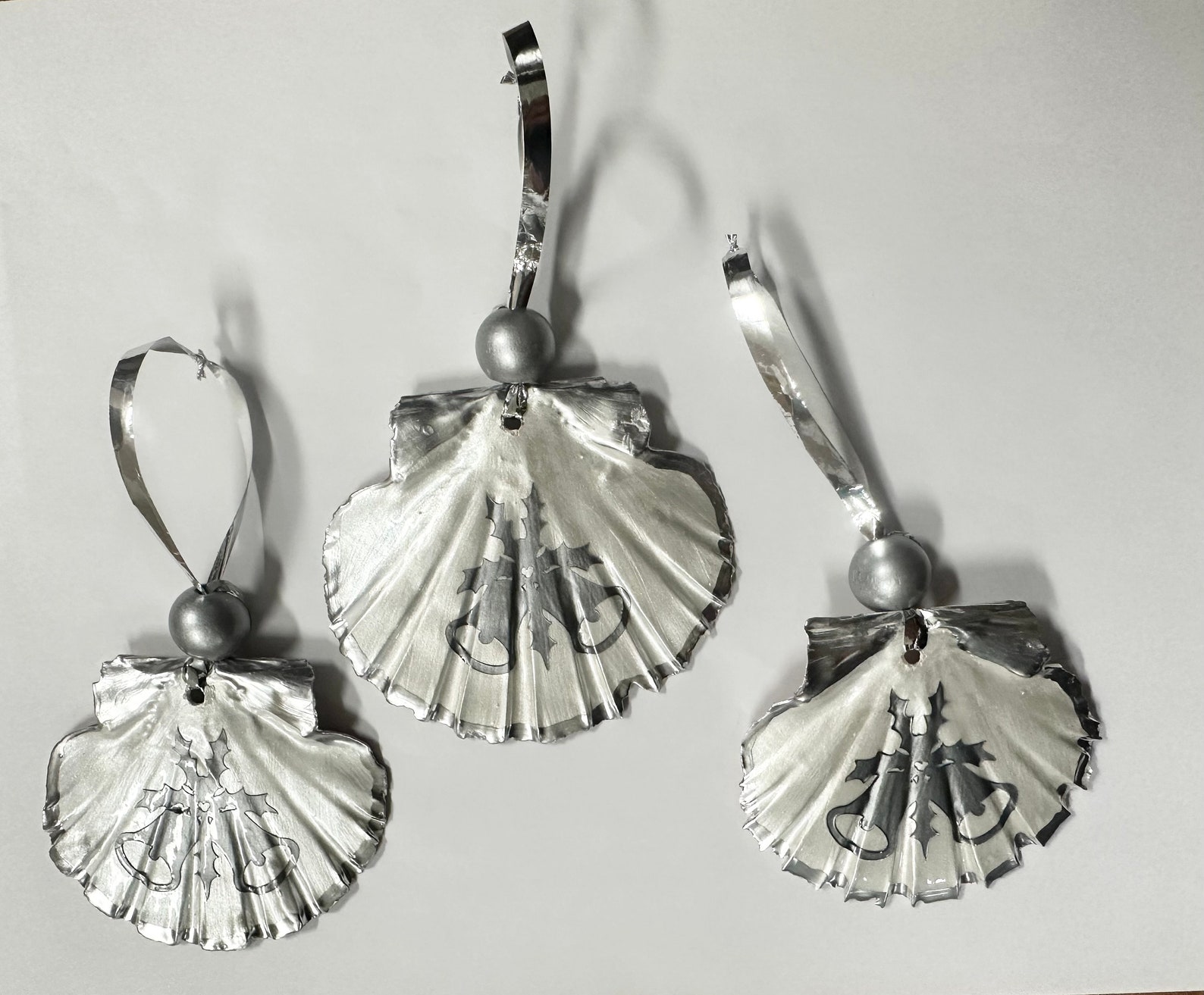 Scallop Shell Christmas Tree Ornament Coastal Christmas Elegant Modern ...