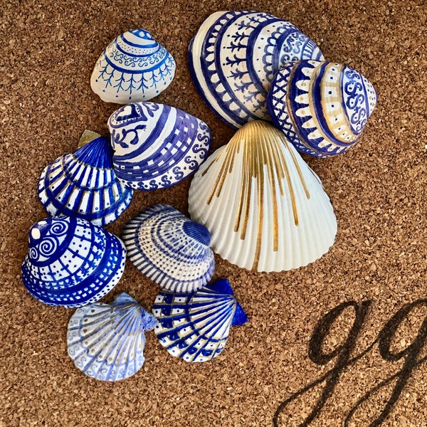 Hand Painted Shells - Etsy