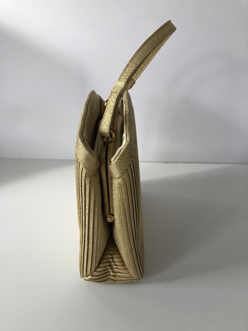 Cute Vintage MAGID Gold Evening Purse Made in Spain - Etsy