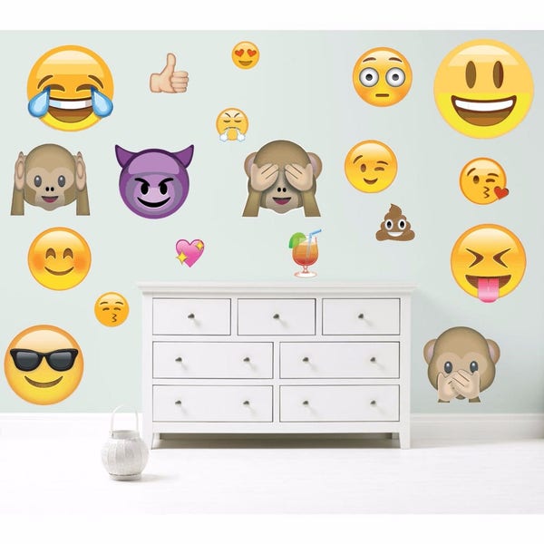 Emoji Wall Decal - Etsy