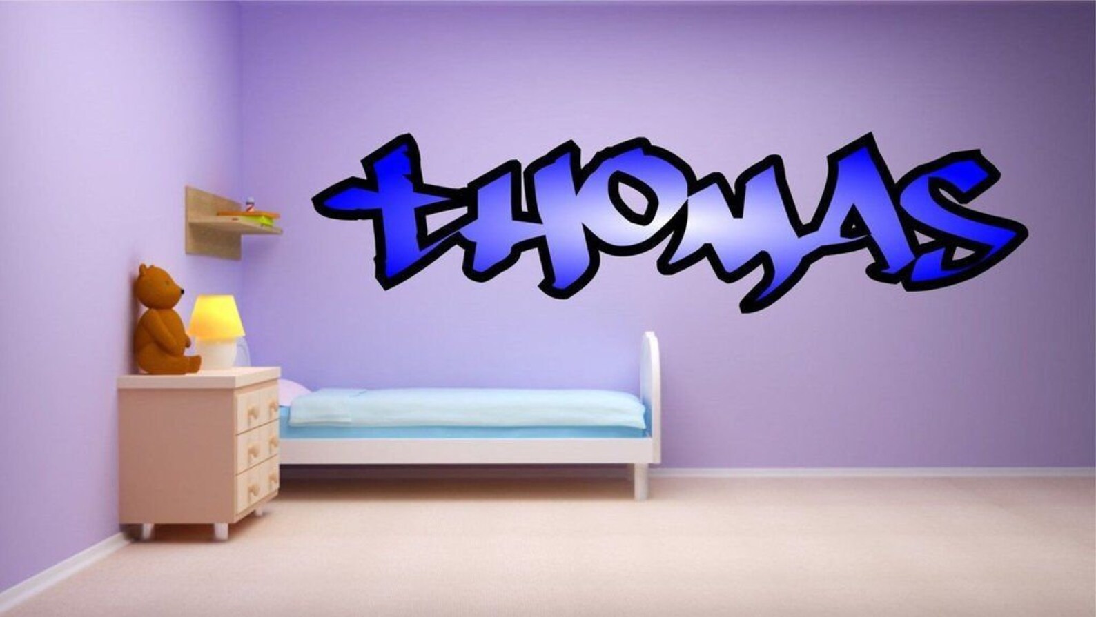 GRAFFITI NAME Wall Sticker Decal Art Vinyl Graphic Mural - Etsy