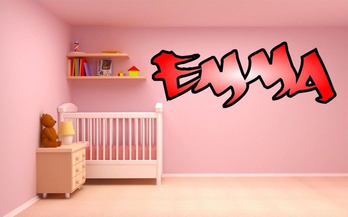 GRAFFITI NAME Wall Sticker Decal Art Vinyl Graphic Mural - Etsy
