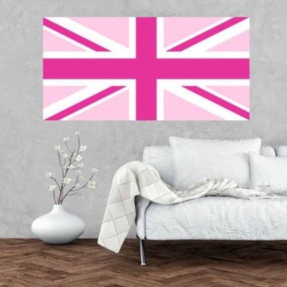 Pink Union Jack Wallpaper