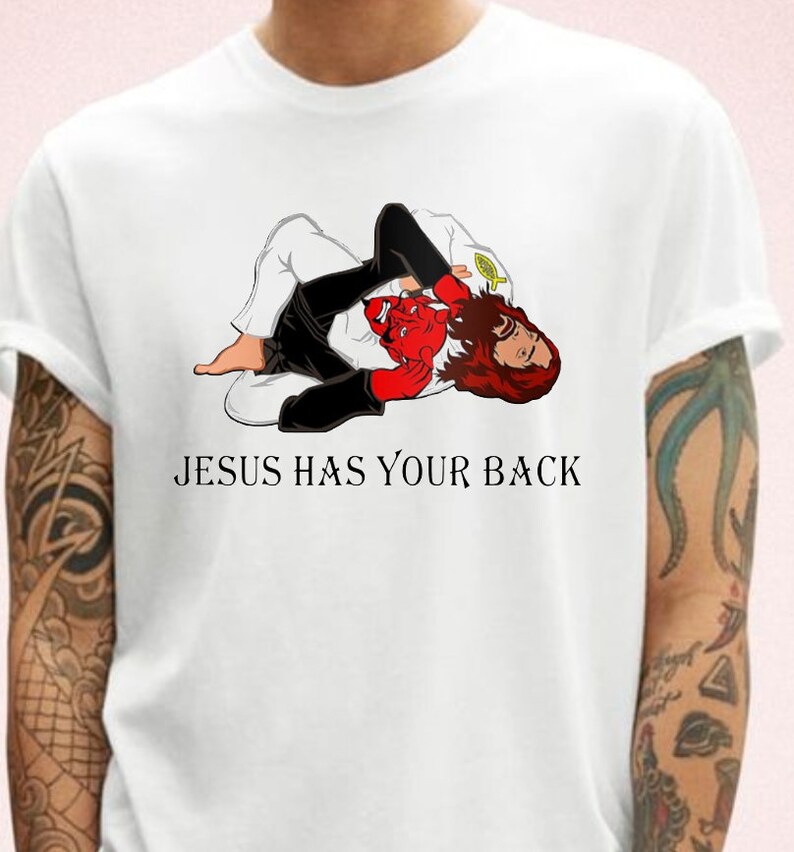 Jesus Has Your Back T-shirt - Etsy