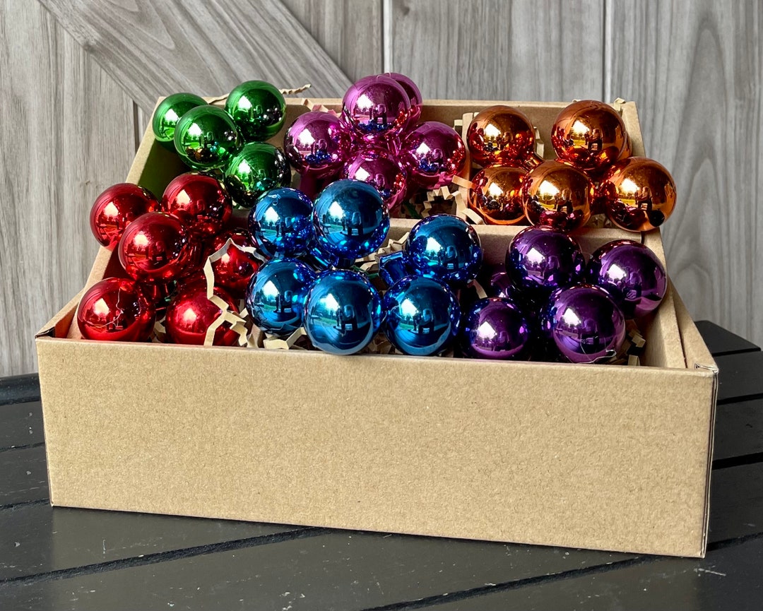 3 Ball Cluster Box of Cluster Balls Box of Ornaments - Etsy