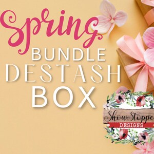 Holiday Destash Box, Bundle Destash Box, Spring Destash Box, Destash ...