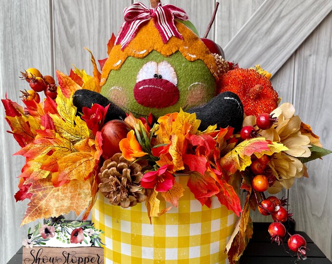 Caramel Apple Decor Table Centerpiece Fall Home Decor Fall - Etsy