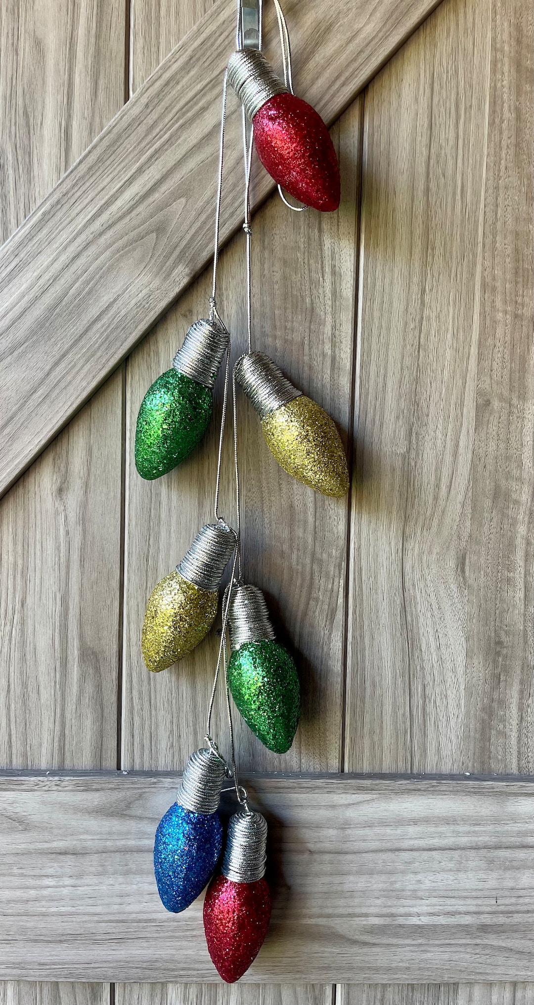 3' Bulb Garland, Christmas Garland, Lightbulb Garland, Holiday Light ...