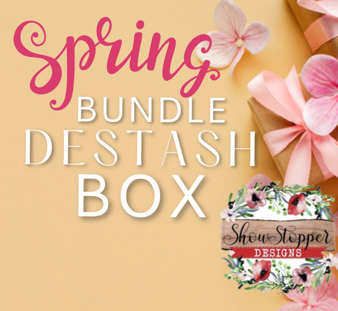 Holiday Destash Box, Bundle Destash Box, Spring Destash Box, Destash ...