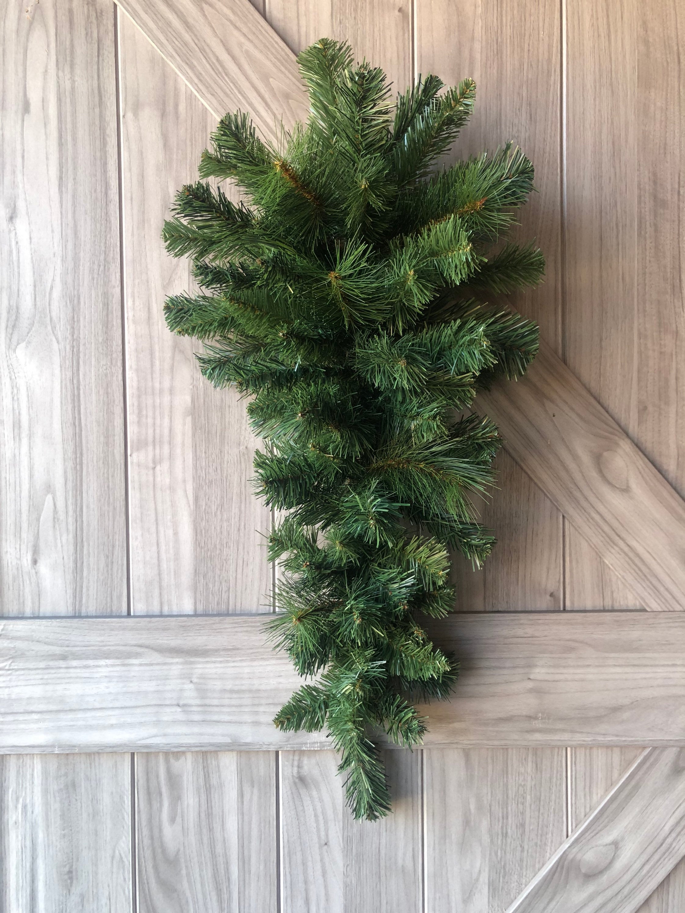 24 Evergreen Swag Green Swag Swag Evergreen Teardrop | Etsy