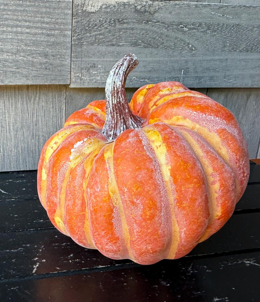 6" Faux Pumpkin, Pumpkin Décor, Faux Pumpkin, Hybrid Pumpkin, Fake ...
