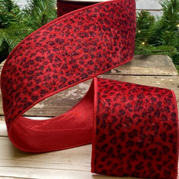 Leopard Ribbon - Etsy