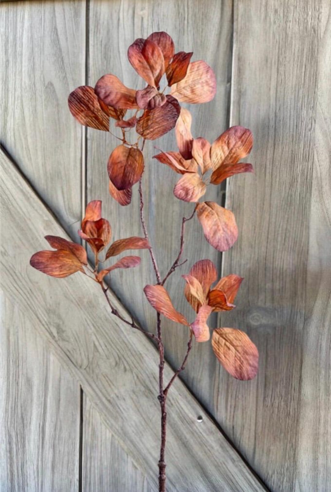 20 Leaf Spray, Brown Leaf Spray, Faux Leaf Spray, Fall Leaf Spray, DIY ...