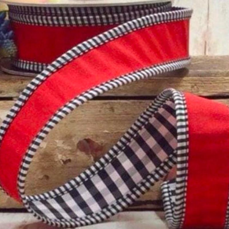 Checkered Ribbon - Etsy