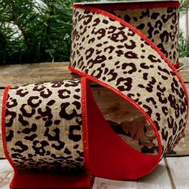 Leopard Ribbon - Etsy