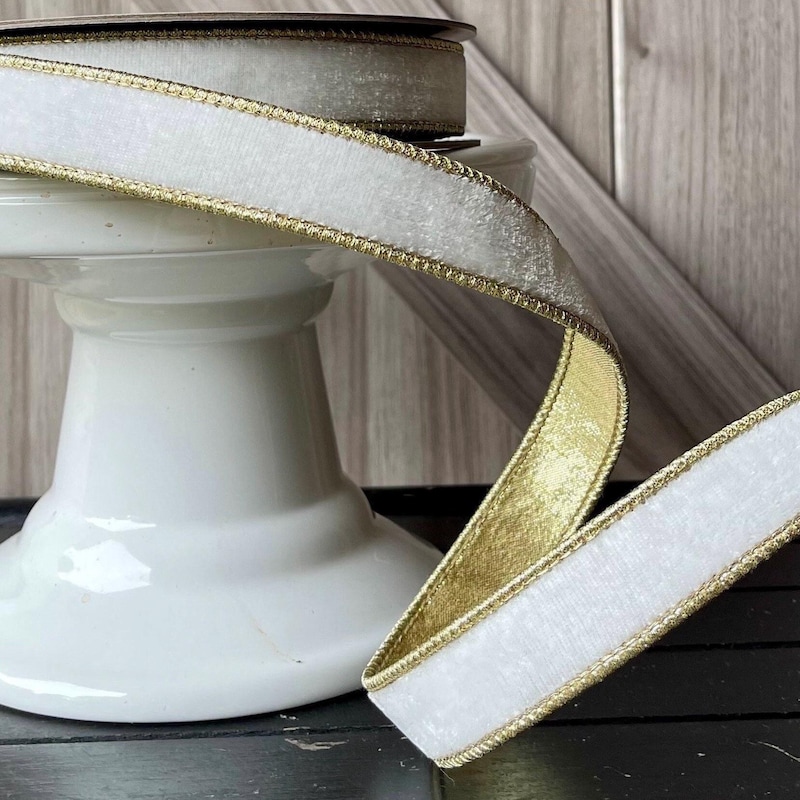 Silver Ribbon With Pearls - Etsy