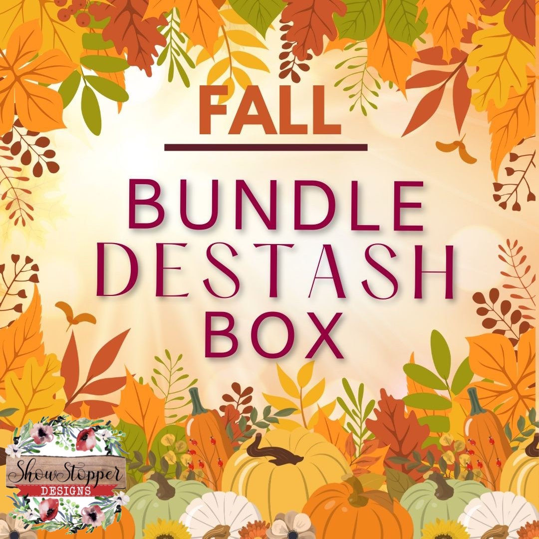 Holiday Destash Box, Fall Destash Box, Bundle Destash Box, Destash Box ...