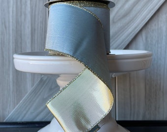 Blue Wired Ribbon - Etsy