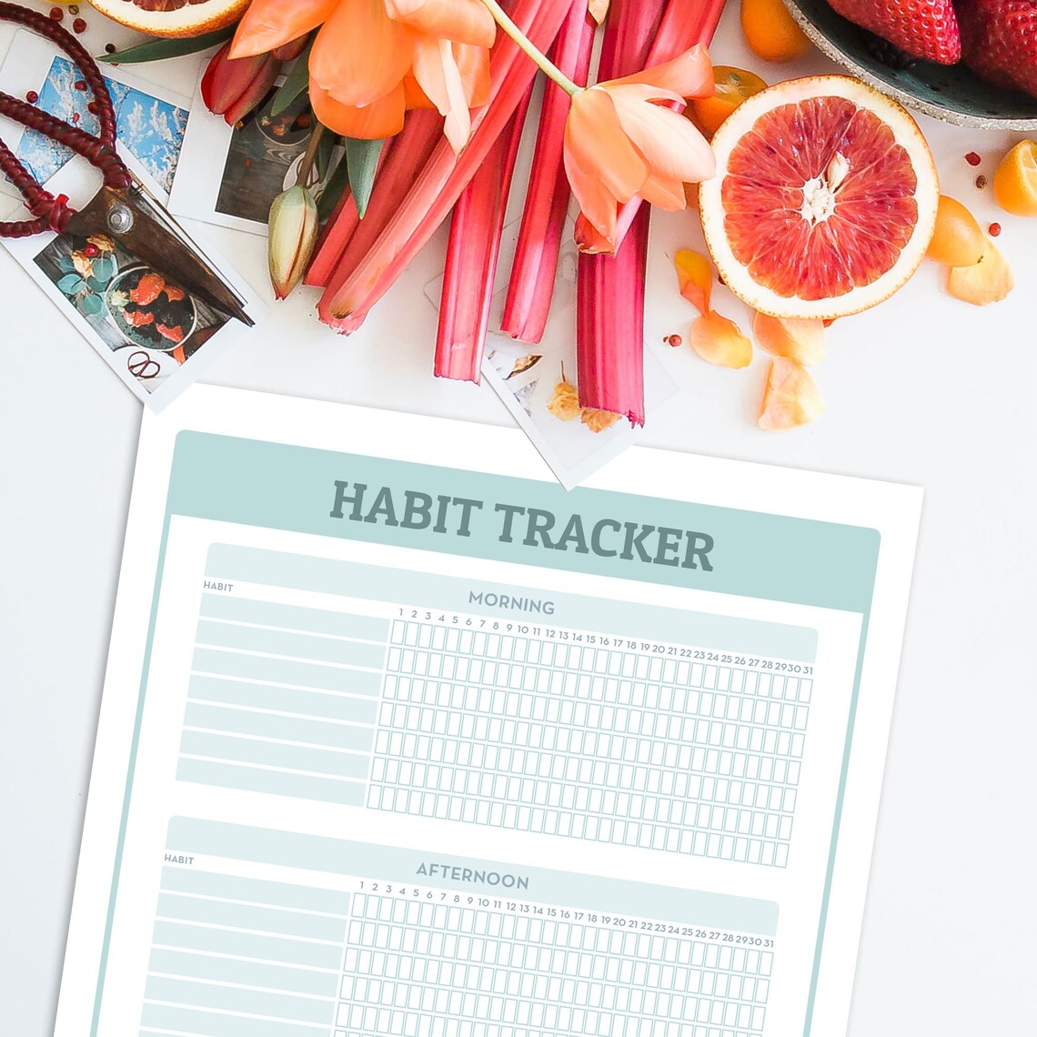Habit Tracker Habit Tracker Printable, Habit Tracker Journal, Habit ...