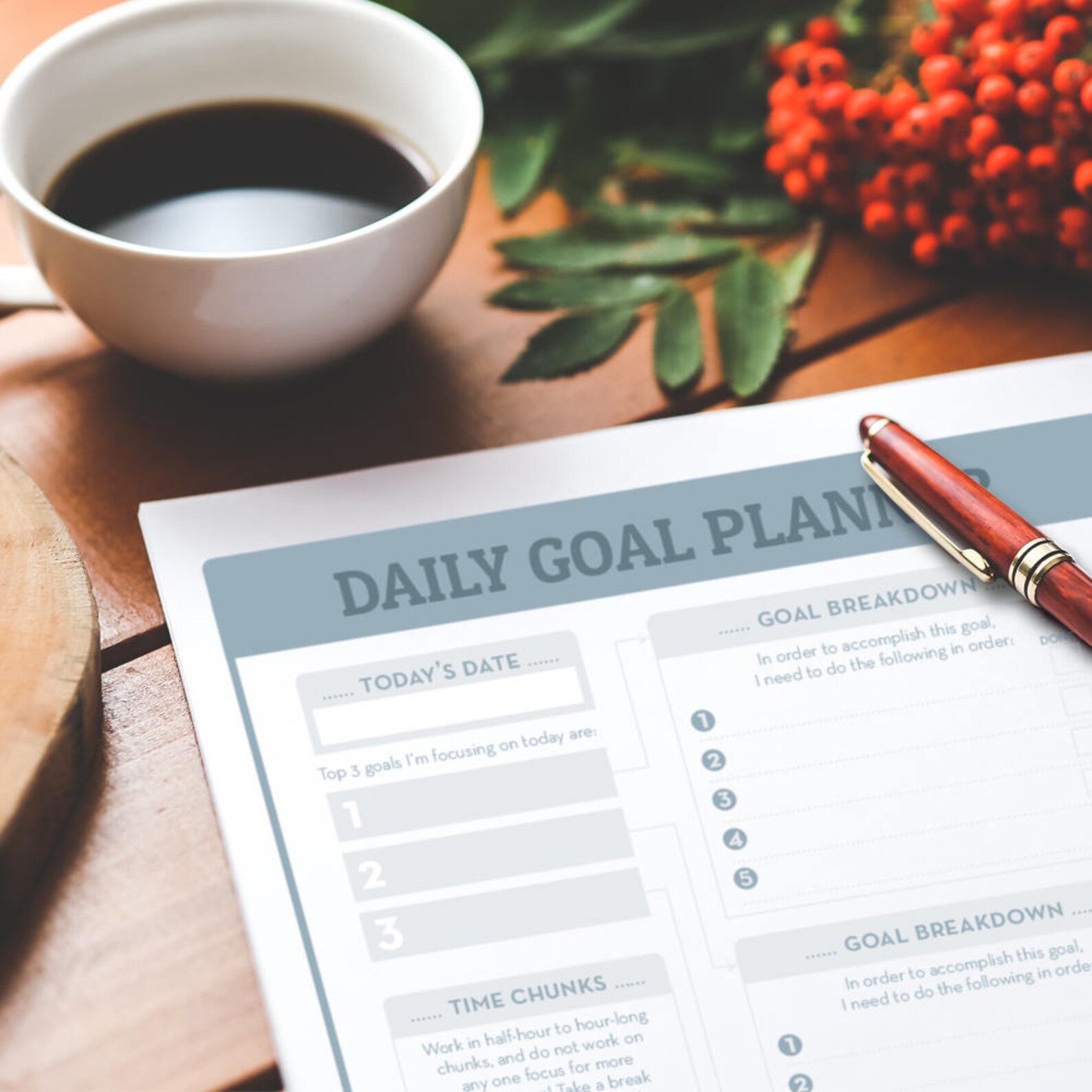 Goal Planner Printable | Goal Tracker, Goal Planner, Goal Planner ...