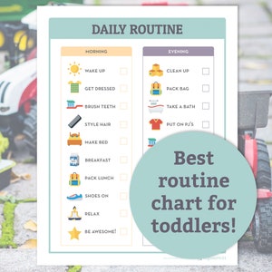 Morning Routine Kids Morning Routine Printable, Morning Routine Chart ...