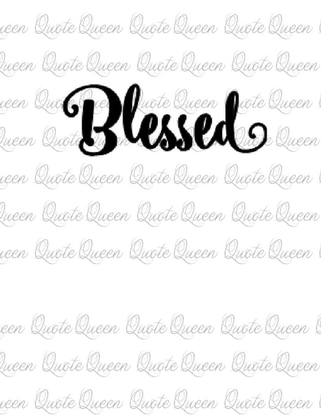 Blessed Decal - Etsy