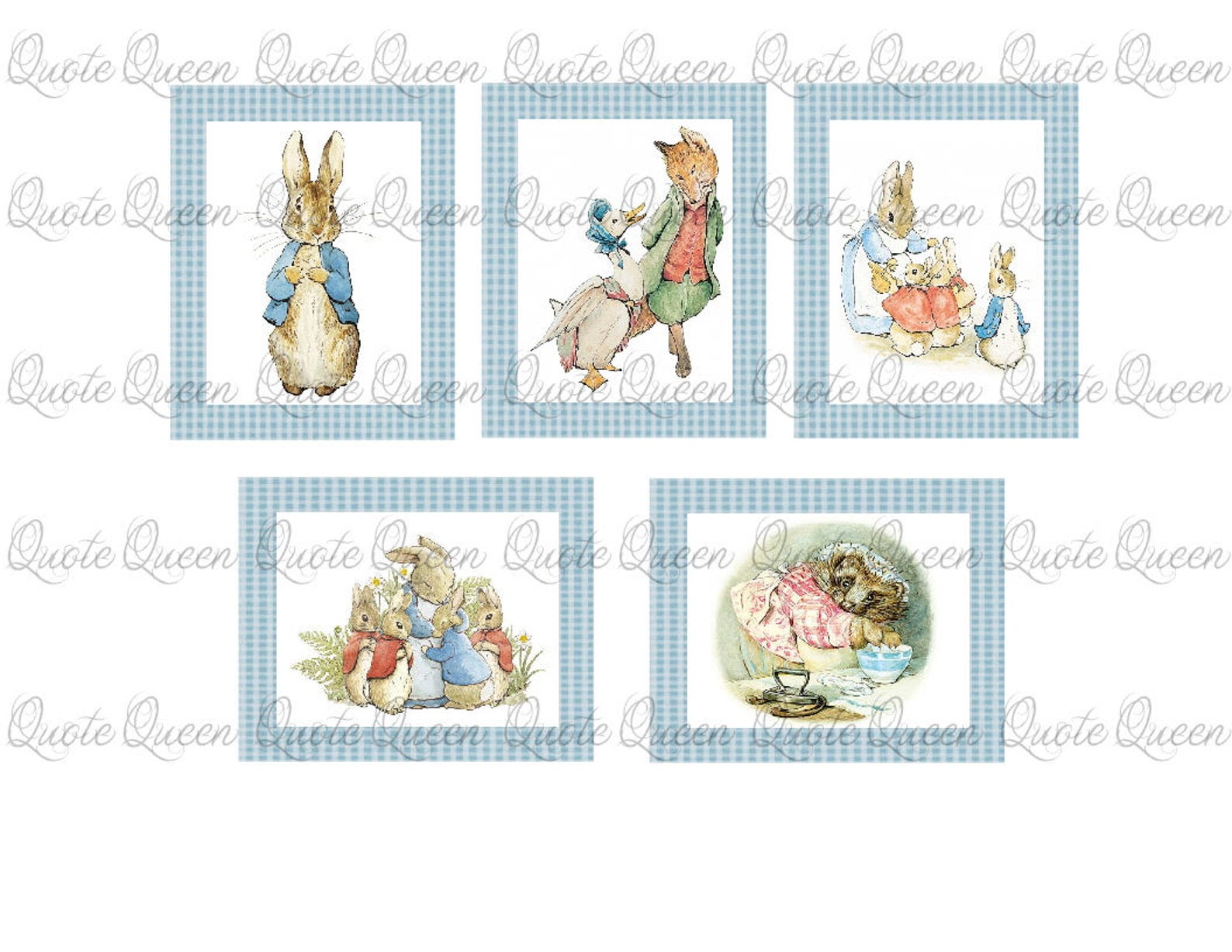 Beatrix Potter Set of Prints | Etsy