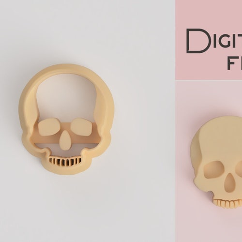 Skull Polymer Clay Cutter Halloween Cutters fall autumn - Etsy