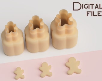 Gingerbread Man Micro Cutter Stl File - Etsy